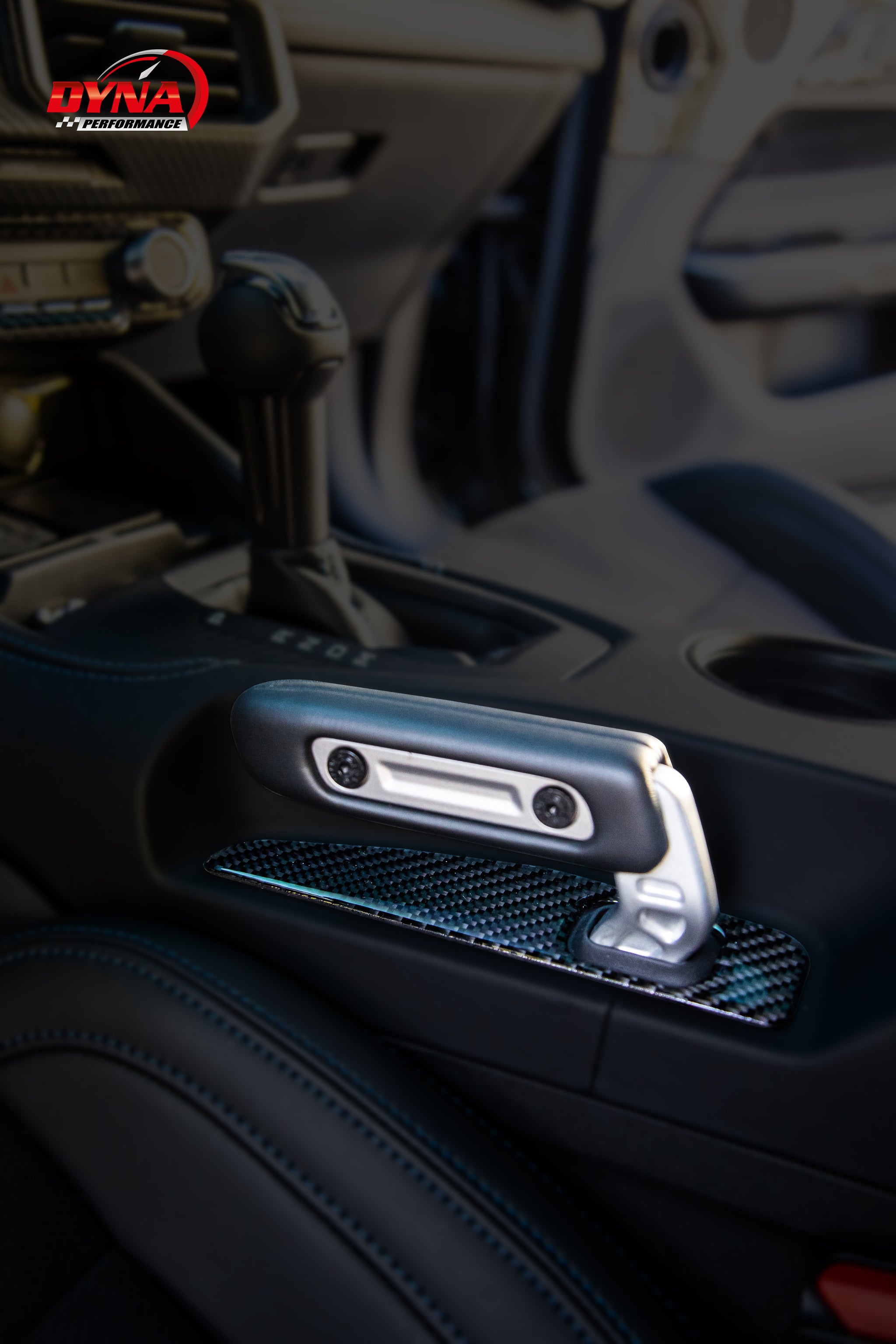 DynaCarbon™ Carbon LHD Full Center Console Shifter trim for Ford Musta ...
