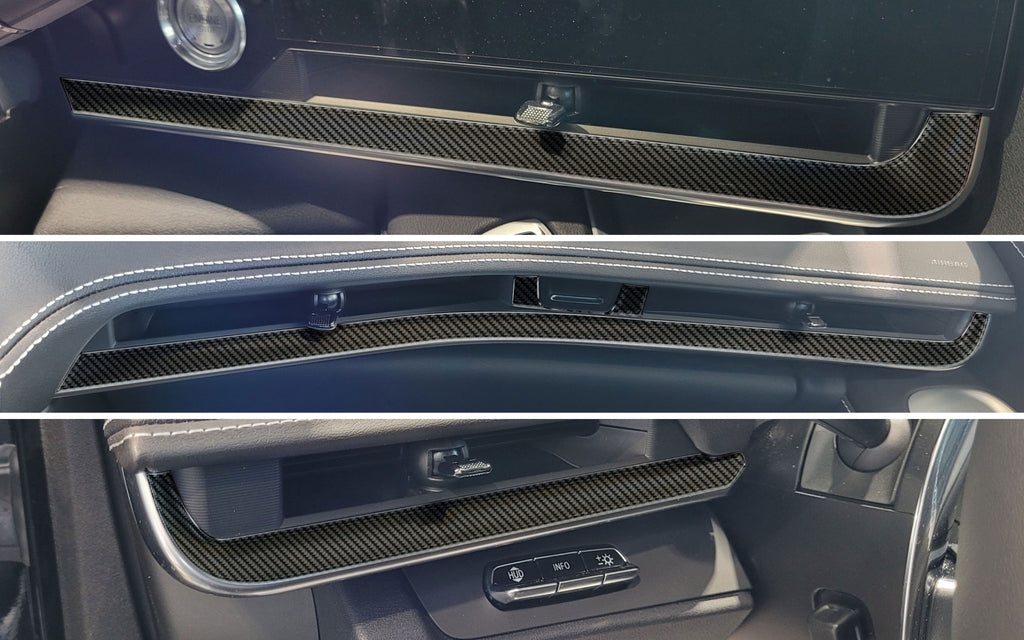 DynaCarbon™️ Carbon Dash Trim Stripes for Chevrolet Corvette 2020-2023 ...