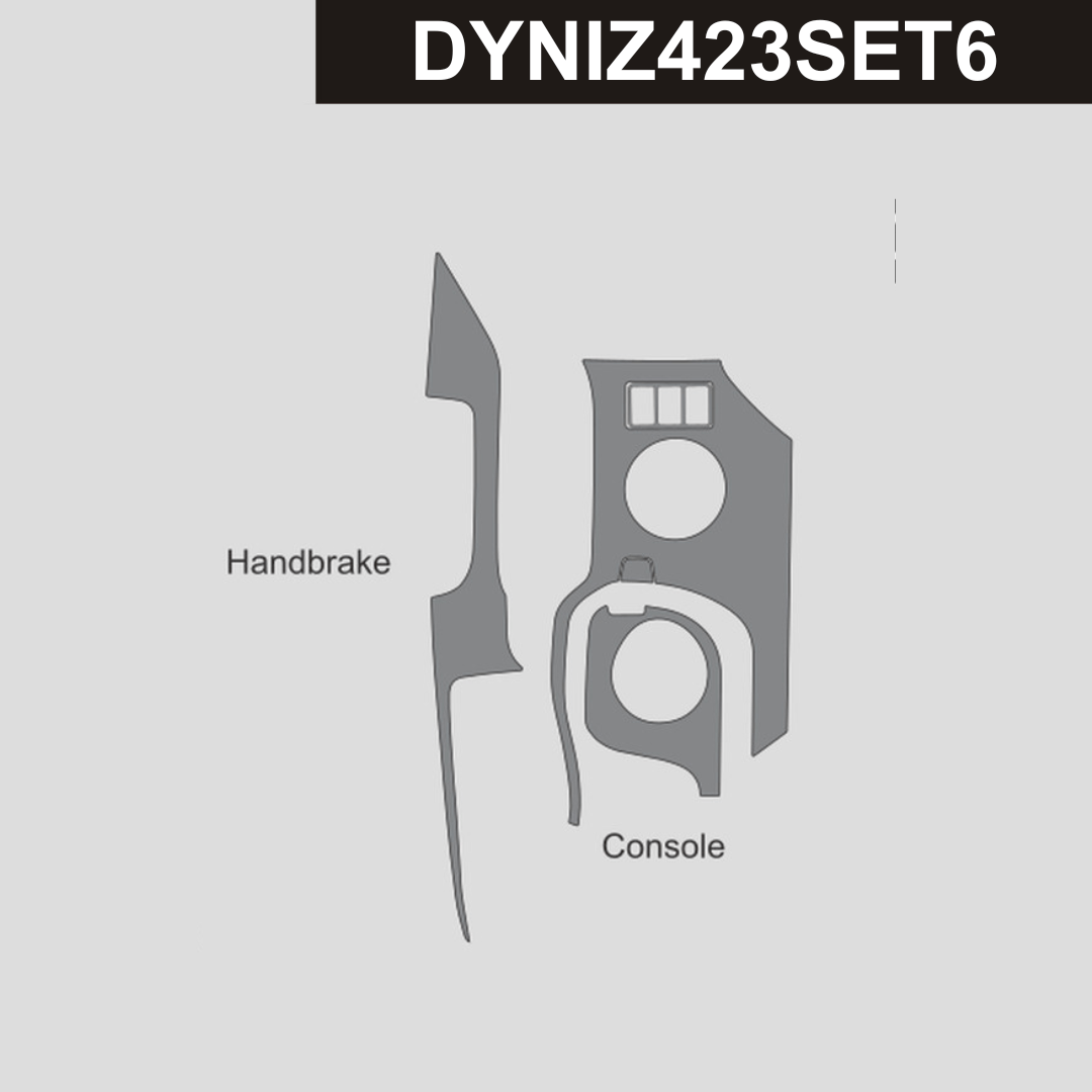 DynaCarbon™️ Carbon Fiber Handbrake and Cupholder Trim Nissan Z 2023-2 ...