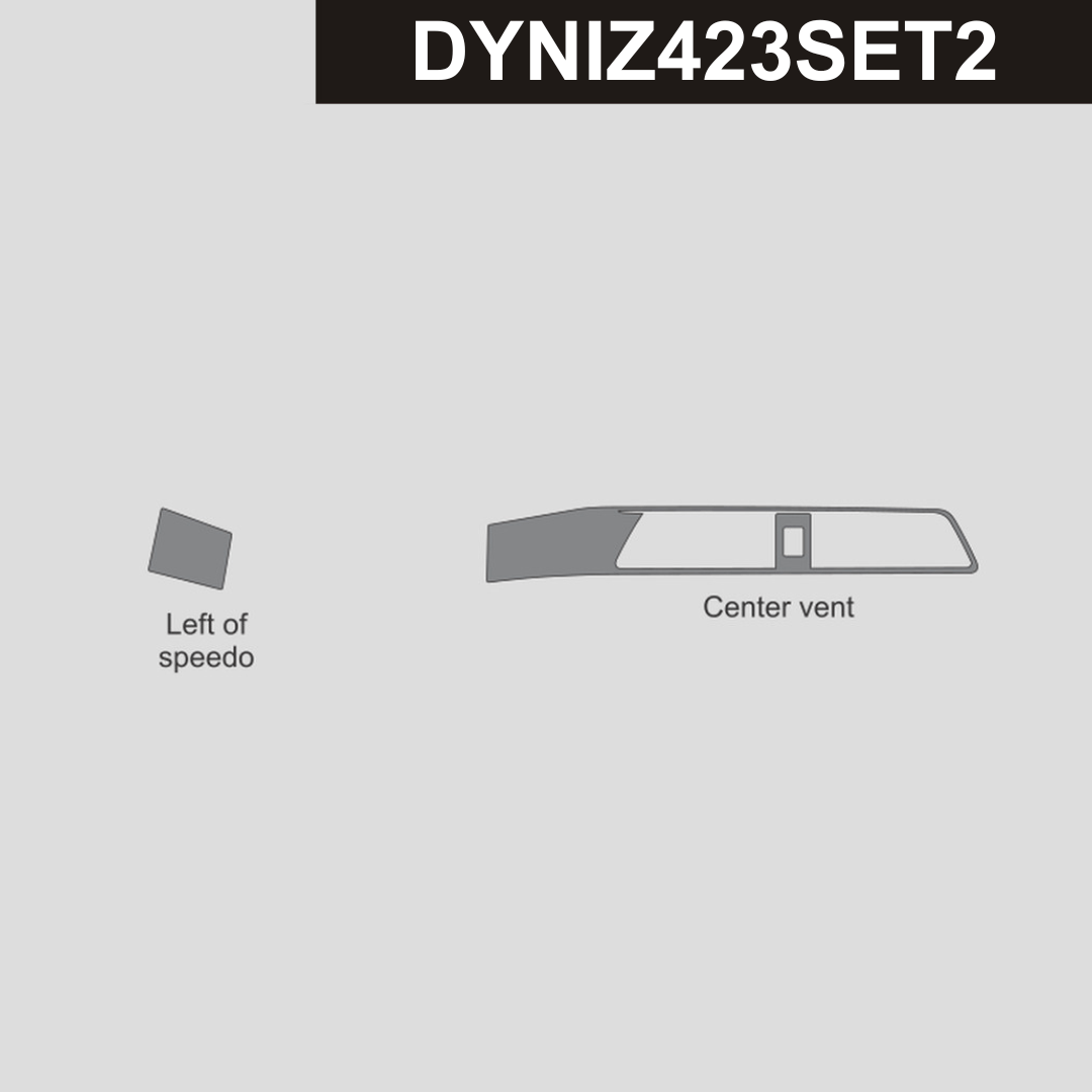 DynaCarbon™️ Carbon Fiber Inner Speedo and Center Vent Trim Nissan Z 2 ...