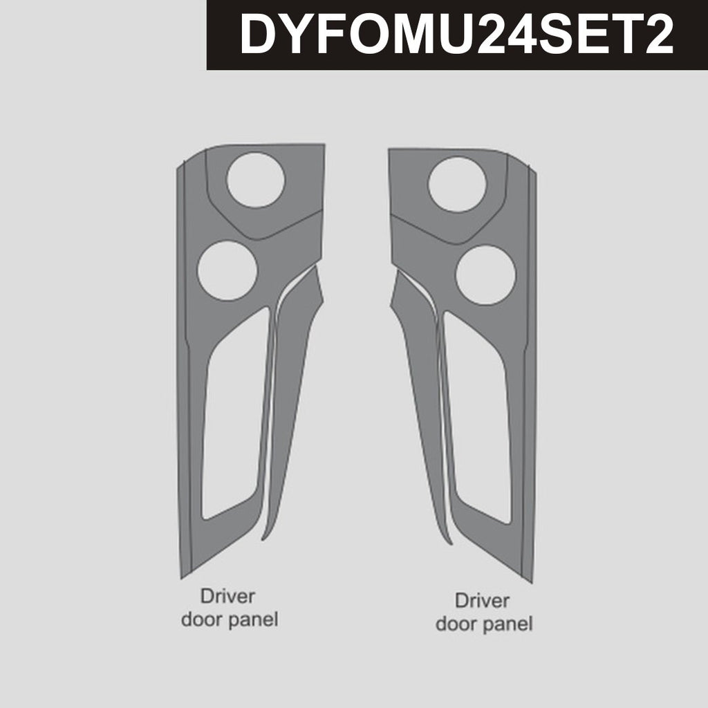 DynaCarbon™ Carbon Door Handle Panel trim kit for Ford Mustang 2024 ...